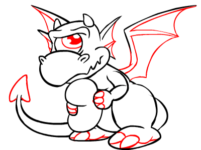 How to draw a Cyodrake