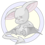 Grey Korbat | Rainbow Pool | Neopets Wardrobe