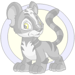 Skunk Kougra | Rainbow Pool | Neopets Wardrobe