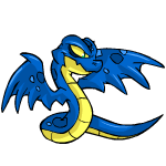 Blue Hissi | Rainbow Pool | Neopets Wardrobe