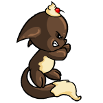 Chocolate Kacheek | Rainbow Pool | Neopets Wardrobe