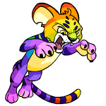 Rainbow Kougra | Rainbow Pool | Neopets Wardrobe